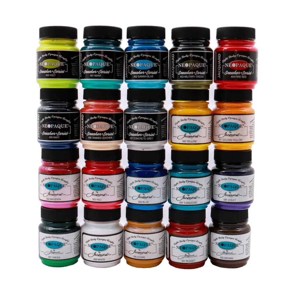 JACQUARD Neopaque Paint 2.25oz / Mocnokryjące farby akrylowe do ubrań ...