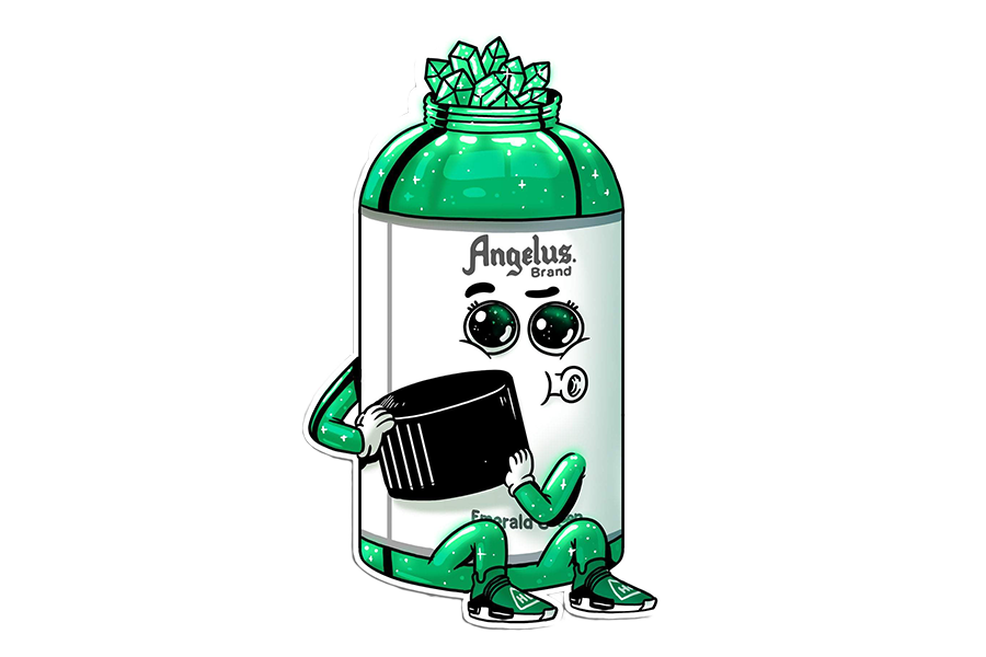 ANGELUS Sticker Emerald Green 1szt - Wlepka dla Customizera - Patine.pl